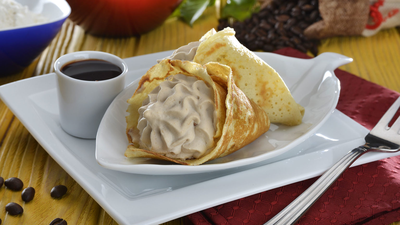 Crepes con Crema de Café - Ya